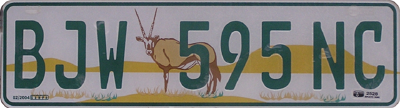 New Number Plates On The Cards For South African Hippo co za